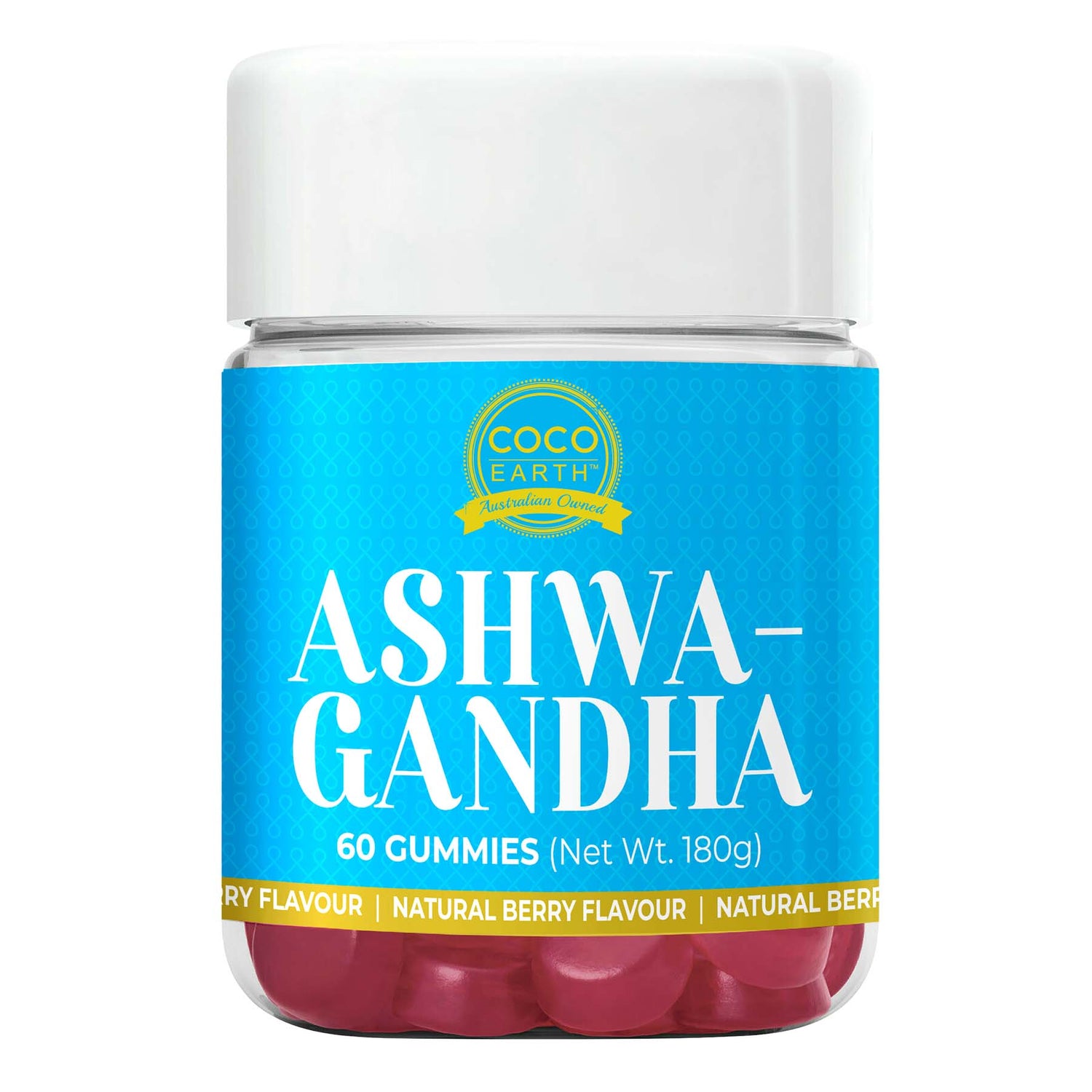 Coco Earth Gummies 60 Ashwagandha