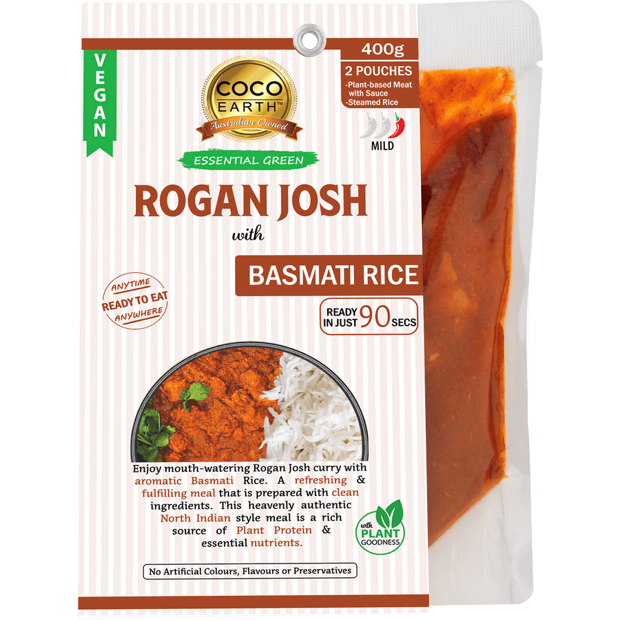 Rogan Josh with Basmati Rice | Ready to Eat 400g Meal