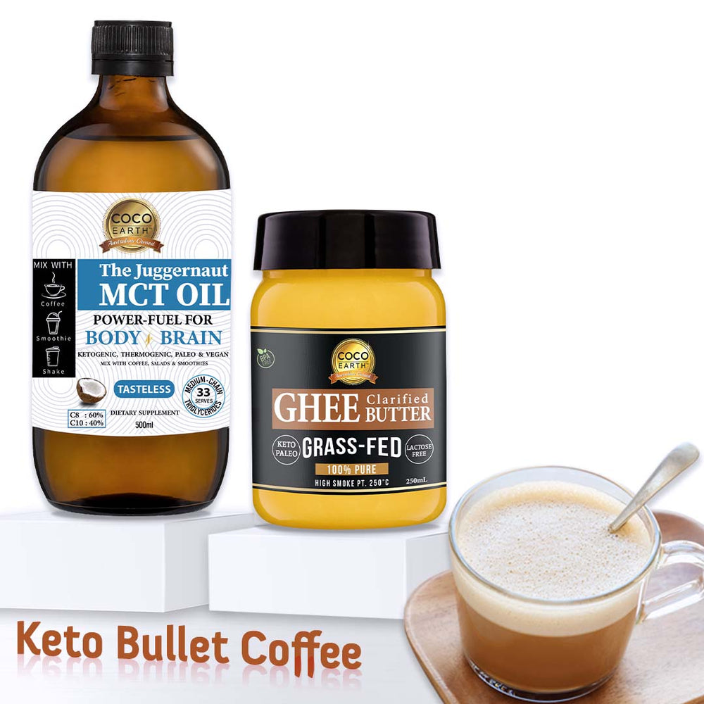 Keto Bulletcoffee Pack (Ghee Butter + Juggernaut MCT Oil)